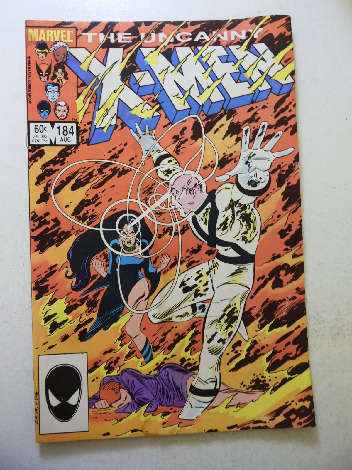 The Uncanny X-Men #184 (1984) VG- Condition moisture stains/damage ...