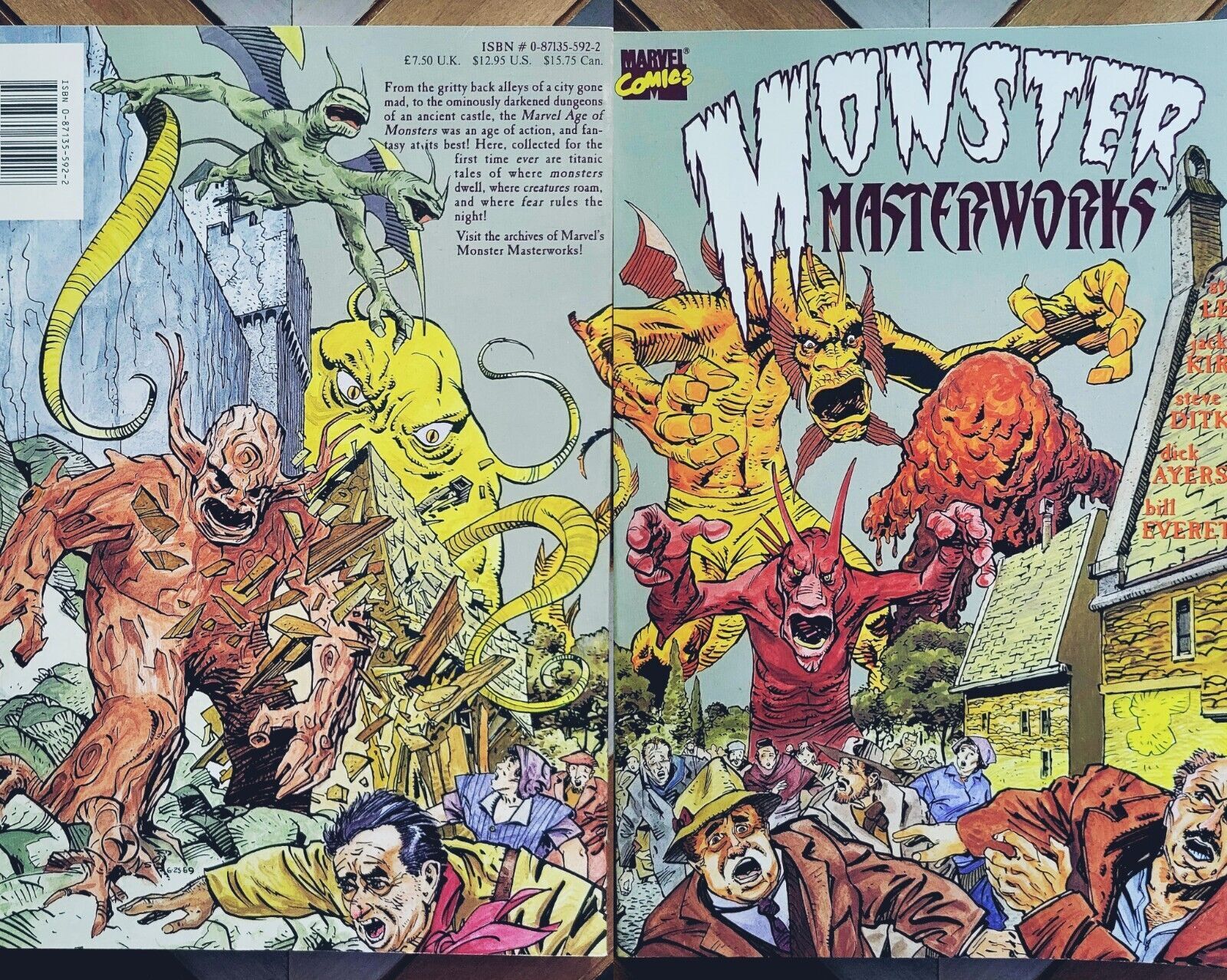 Marvel Monster Masterworks #1 (1989) TPB Horror Classics Jack Kirby ...