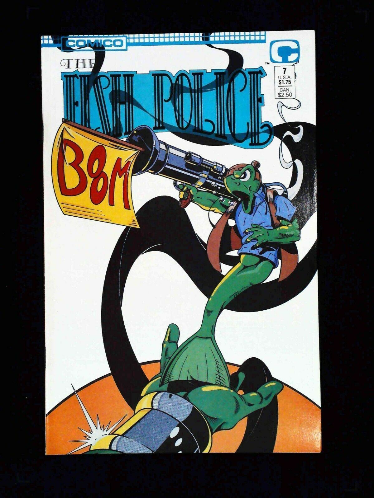 The Fish Police #7 Comico/Apple Comics 1988 Vf/Nm | Comic Books ...