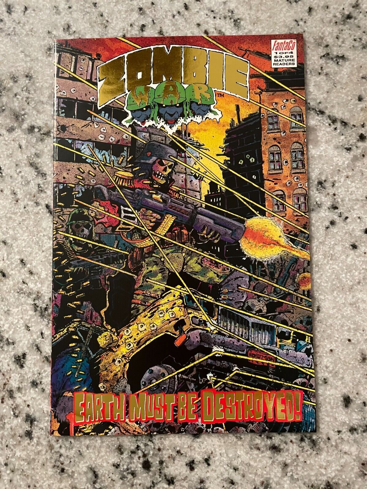 Zombie War # 1 Of 4 NM FantaCo Comics Comic Book Kevin Eastman Cover ...