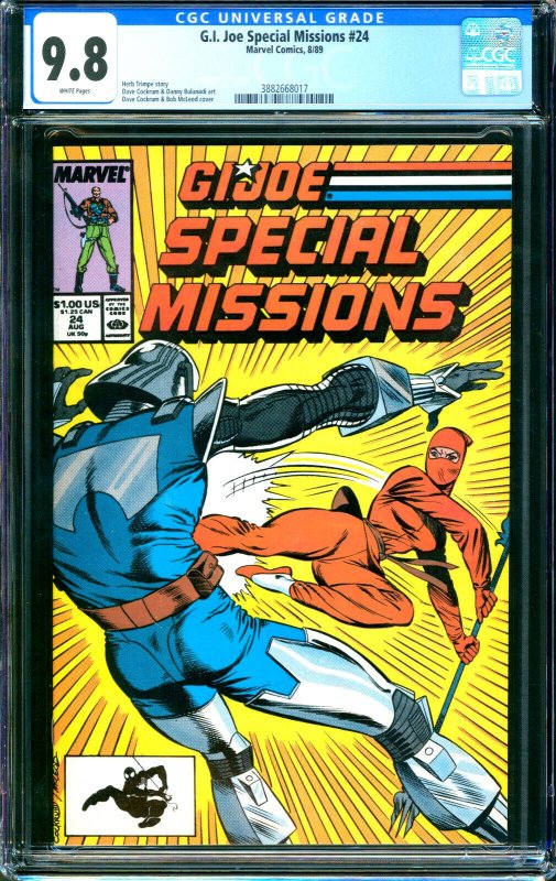 G.I. Joe Special Missions #24 Marvel Comics 1989 CGC 9.8 Jinx Cobra ...