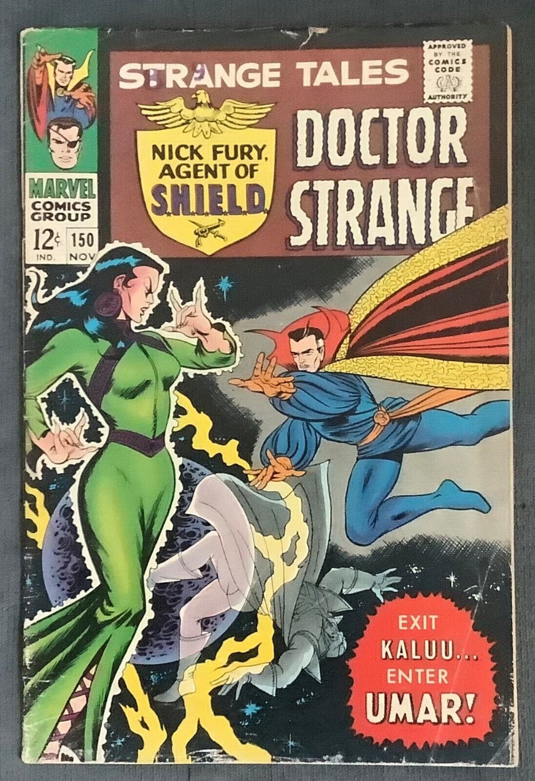 Strange Tales #150 (1966, Marvel)1st app. Umar. 1st John Buscema Marvel ...
