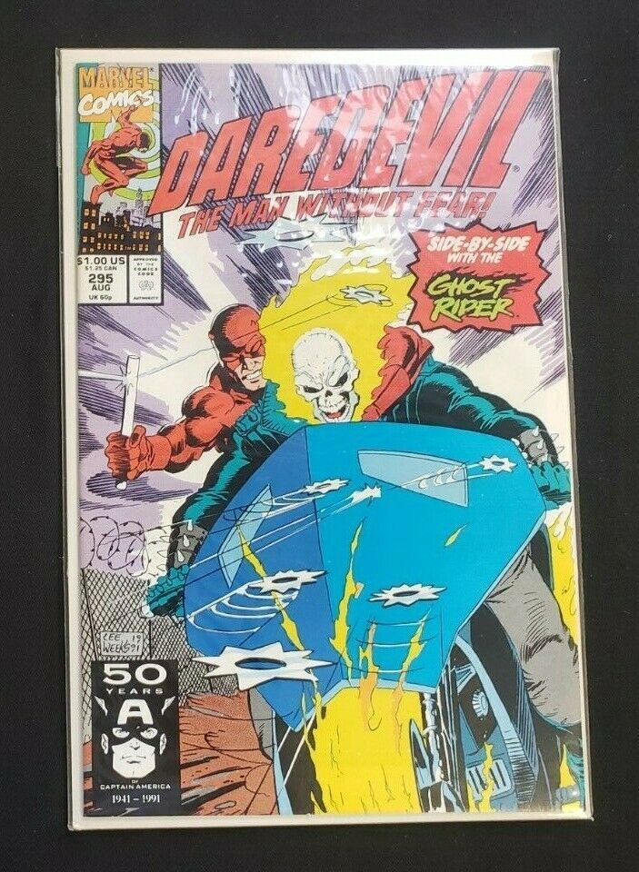Daredevil 2pc (VF/NM) Issues #292 & 295, Side-By-Side With the Ghost ...