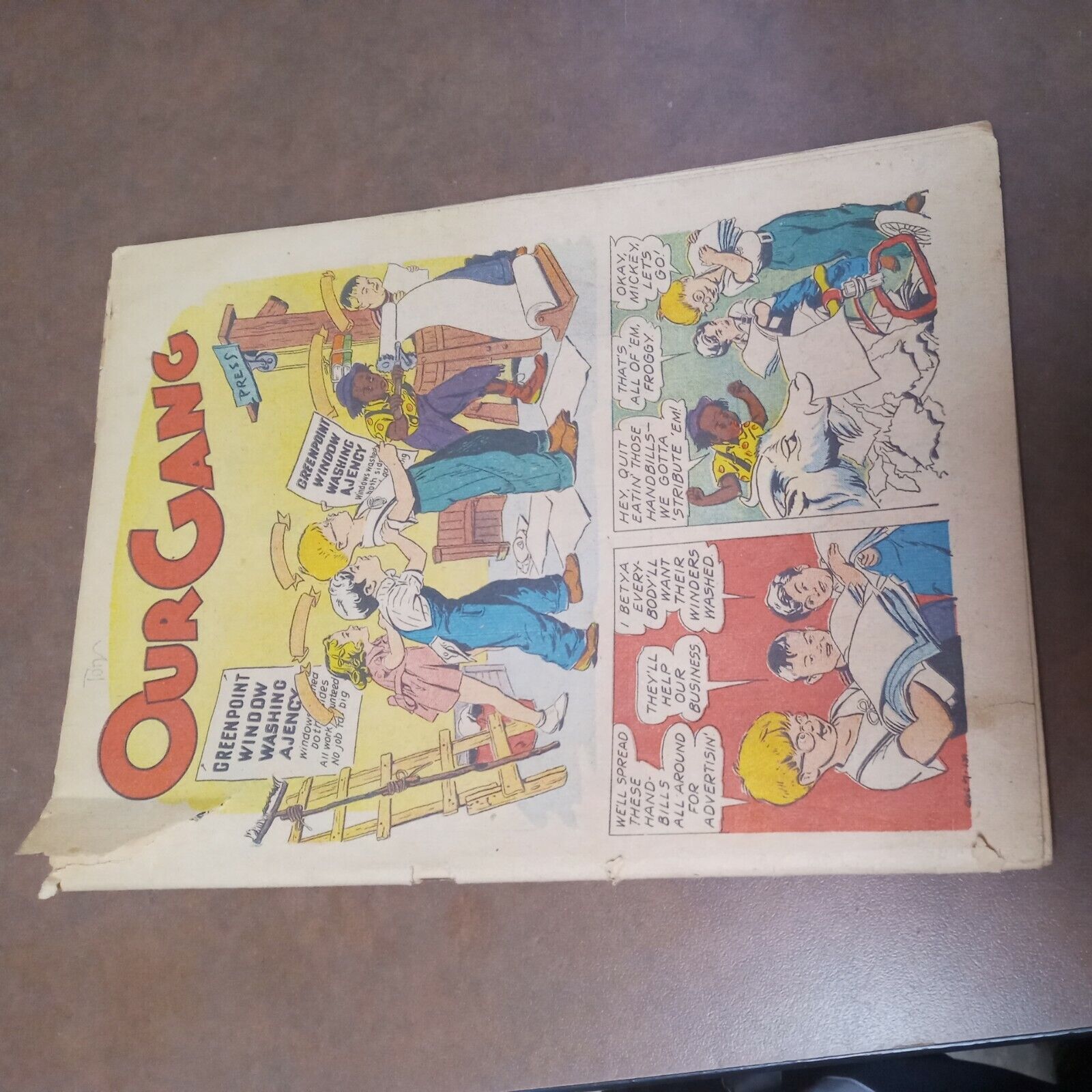 Our Gang 7 Dell Comics 1943 WW2 Era 7th Appearance Tom And Jerry Little ...