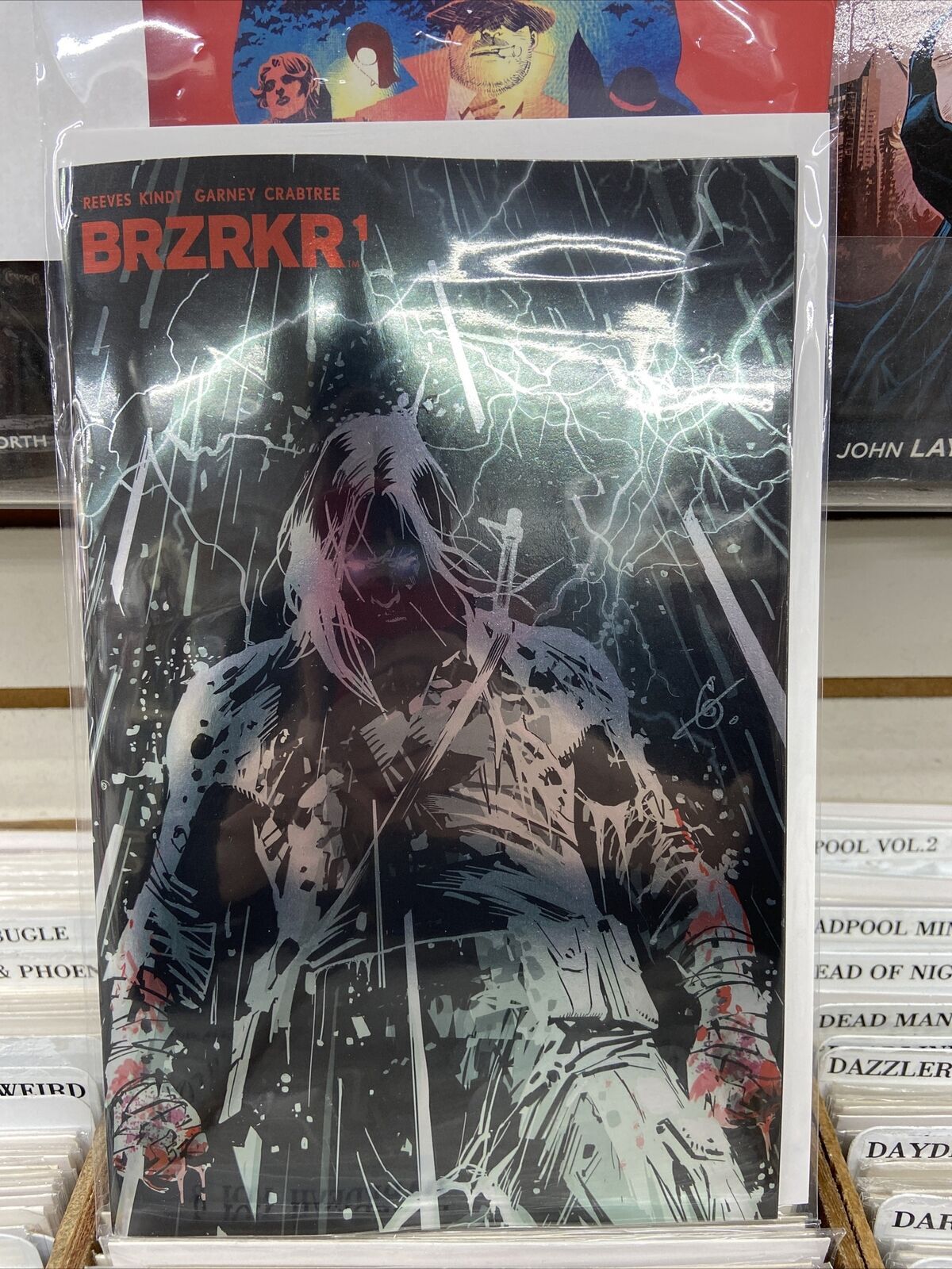 Brzrkr #1 2nd Print Garney Foil Variant 2021 Boom! Studios | Comic ...