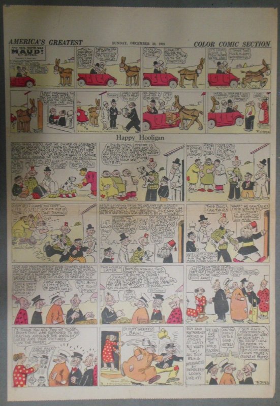 Happy Hooligan Sunday by Frederick Opper from 12/30/1928 Full Page Size ...