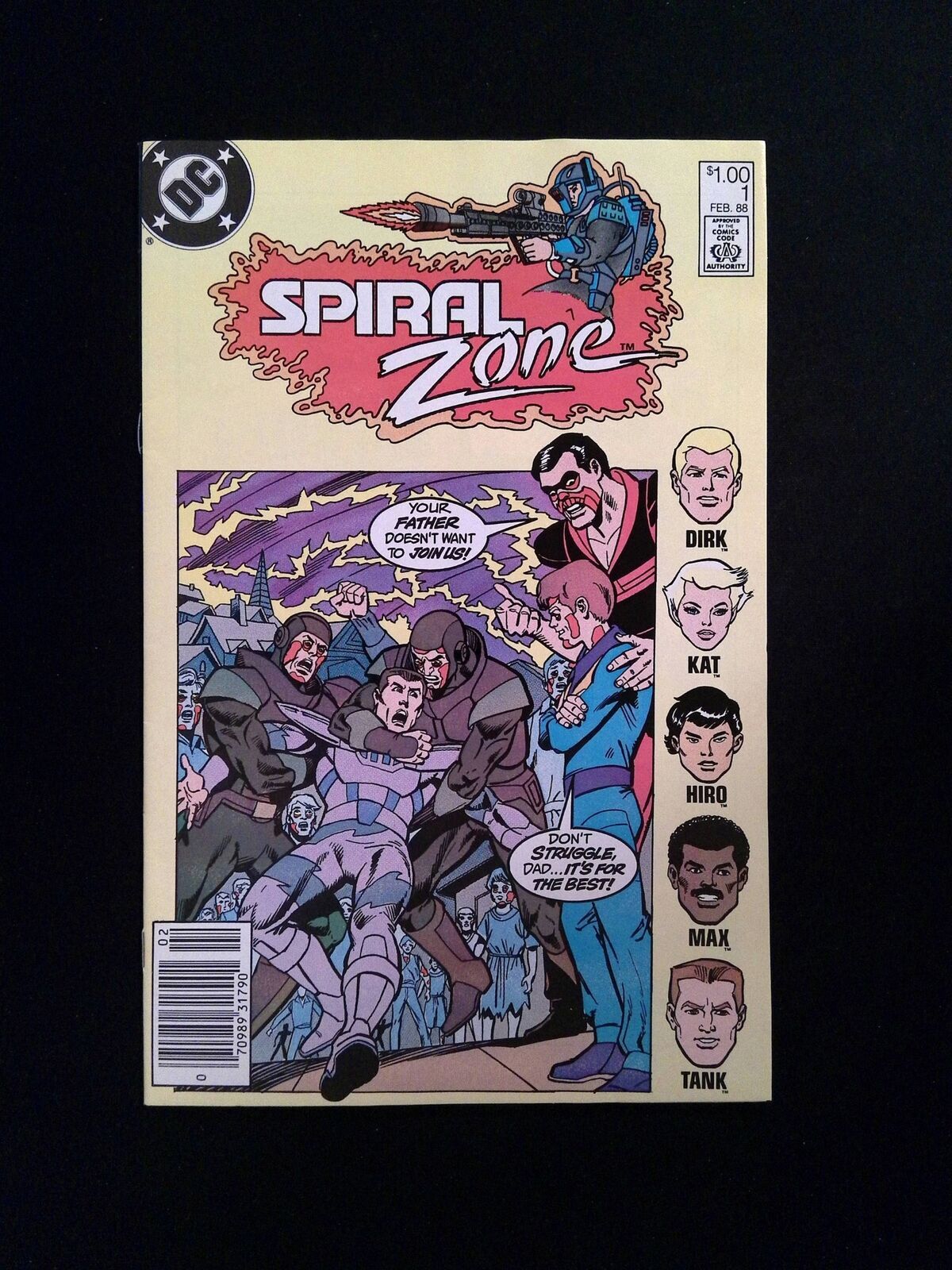 Spiral Zone #1 DC Comics 1988 VF+ NEWSSTAND | Comic Books - Copper Age ...
