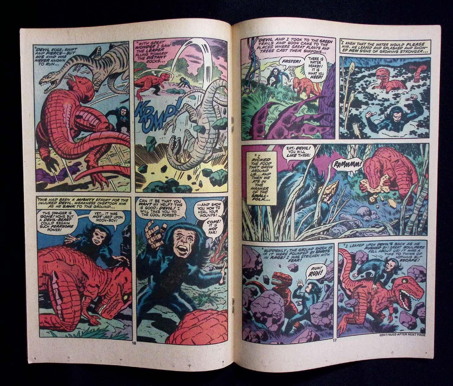 Devil Dinosaur #1 April 1978 1st App. Devil Dinosaur & Moon-Boy Jack Kirby f/vf | Comic Books ...