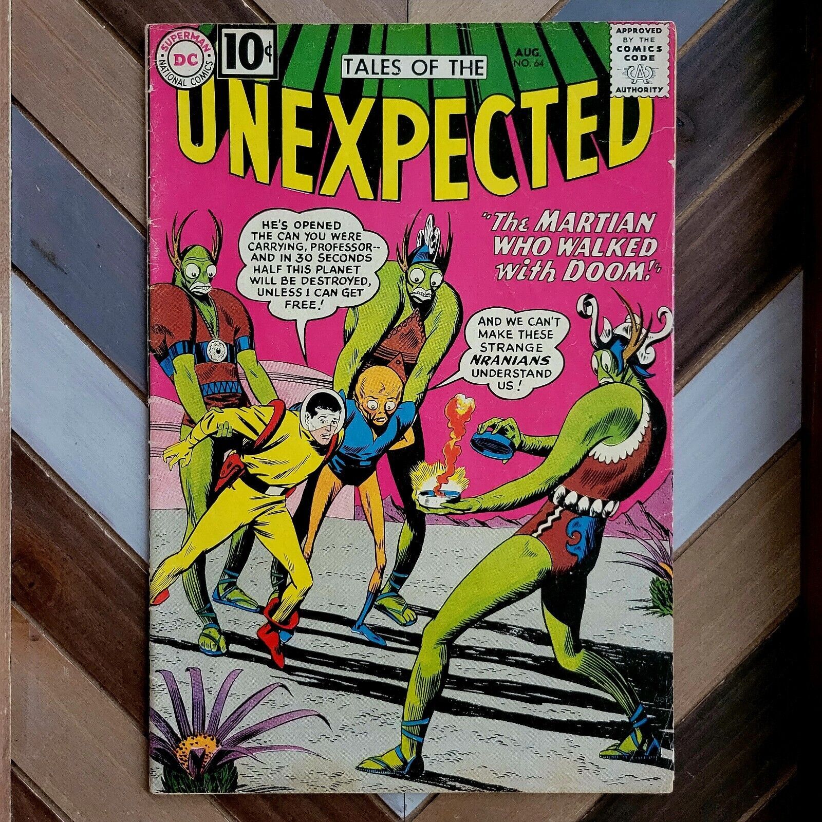 TALES of the UNEXPECTED #64 VG (DC 1961) 6 stories, Space Ranger ...