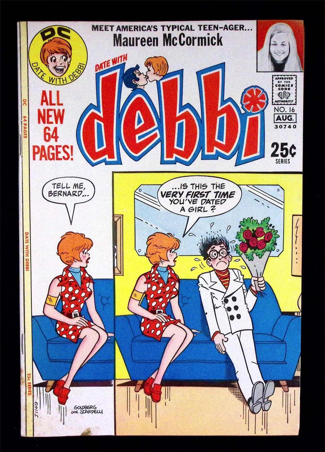Date With Debbi #16 DC July 1971 Maureen McCormick Marcia Brady bunch ...