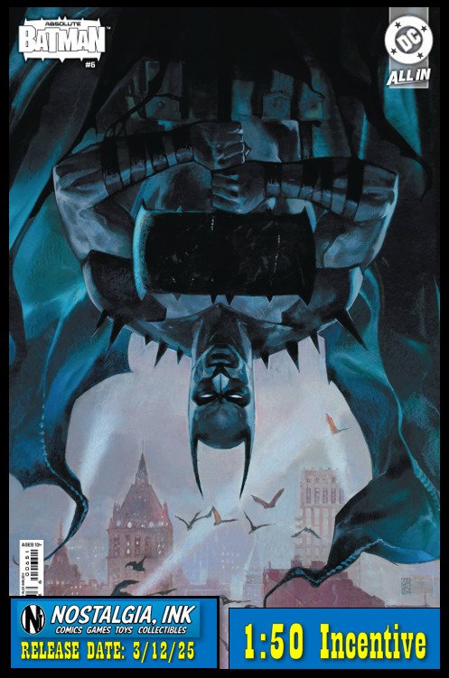 Absolute Batman #6 1:50 Alex Maleev VAR DC ALL in 2025 Presale Proships 3/12 | Comic Books ...