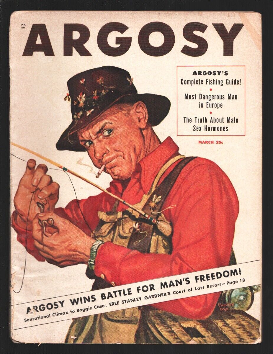 Argosy 3/1949-Popular-transition period-Charles Dye cover art-Pulp ...