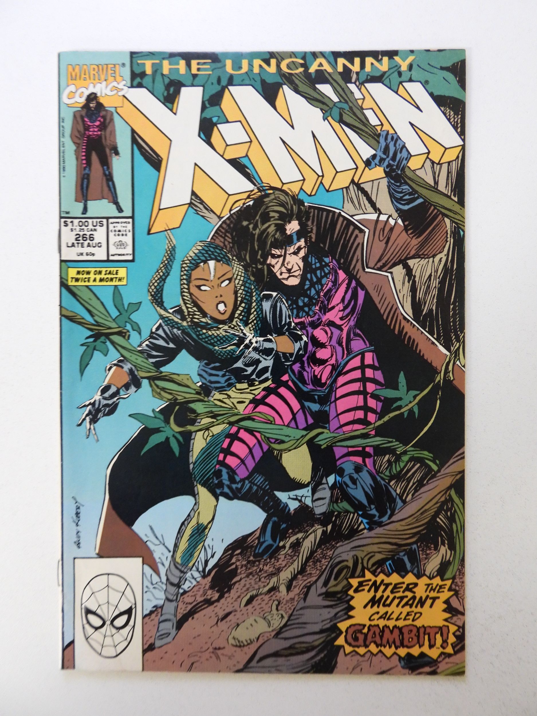 The Uncanny X-Men #266 (1990) 1st appearance of Gambit VG+ "moisture ...