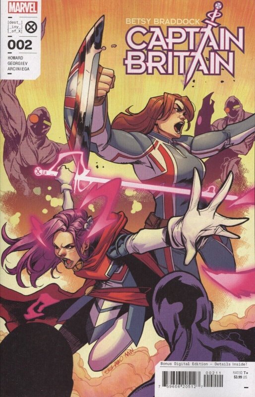 Betsy Braddock Captain Britain #2 Comic Book 2023 - Marvel | Comic ...