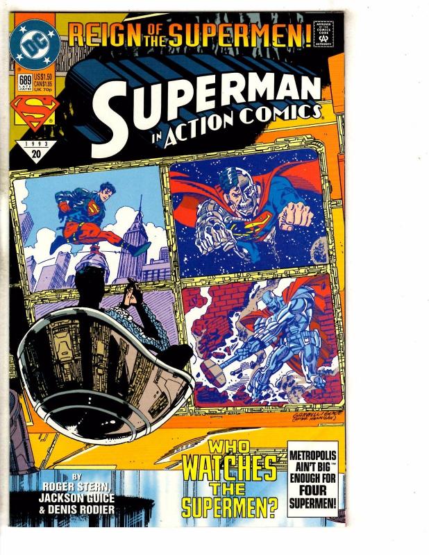 8 Action Comics Feat. Superman DC # 686 687 (2) 688 689 690 691 692 ...