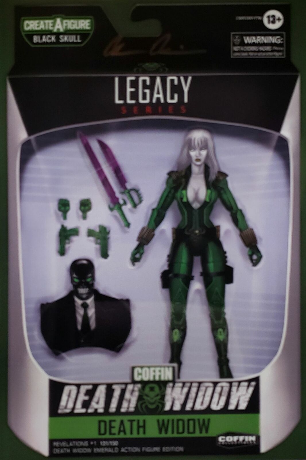 Lady Death: Revelations #1 - Death Widow Emerald Action Figure Edition ...