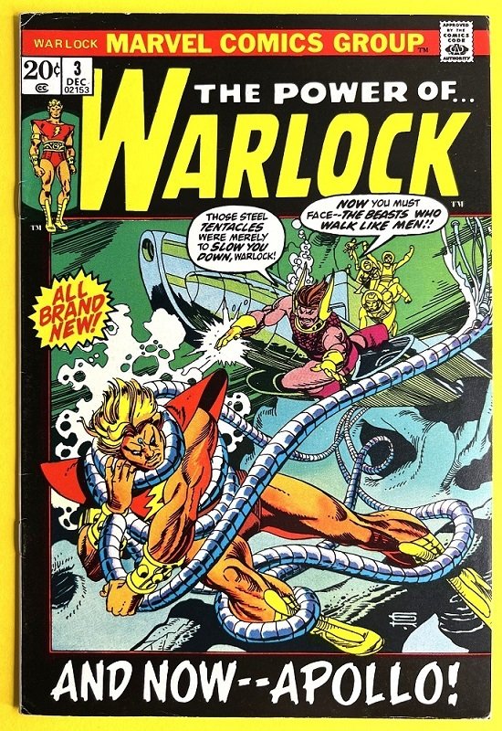 Warlock 3 Triax 1st Appearance as Apollo Marvel (1972) | Comic Books ...