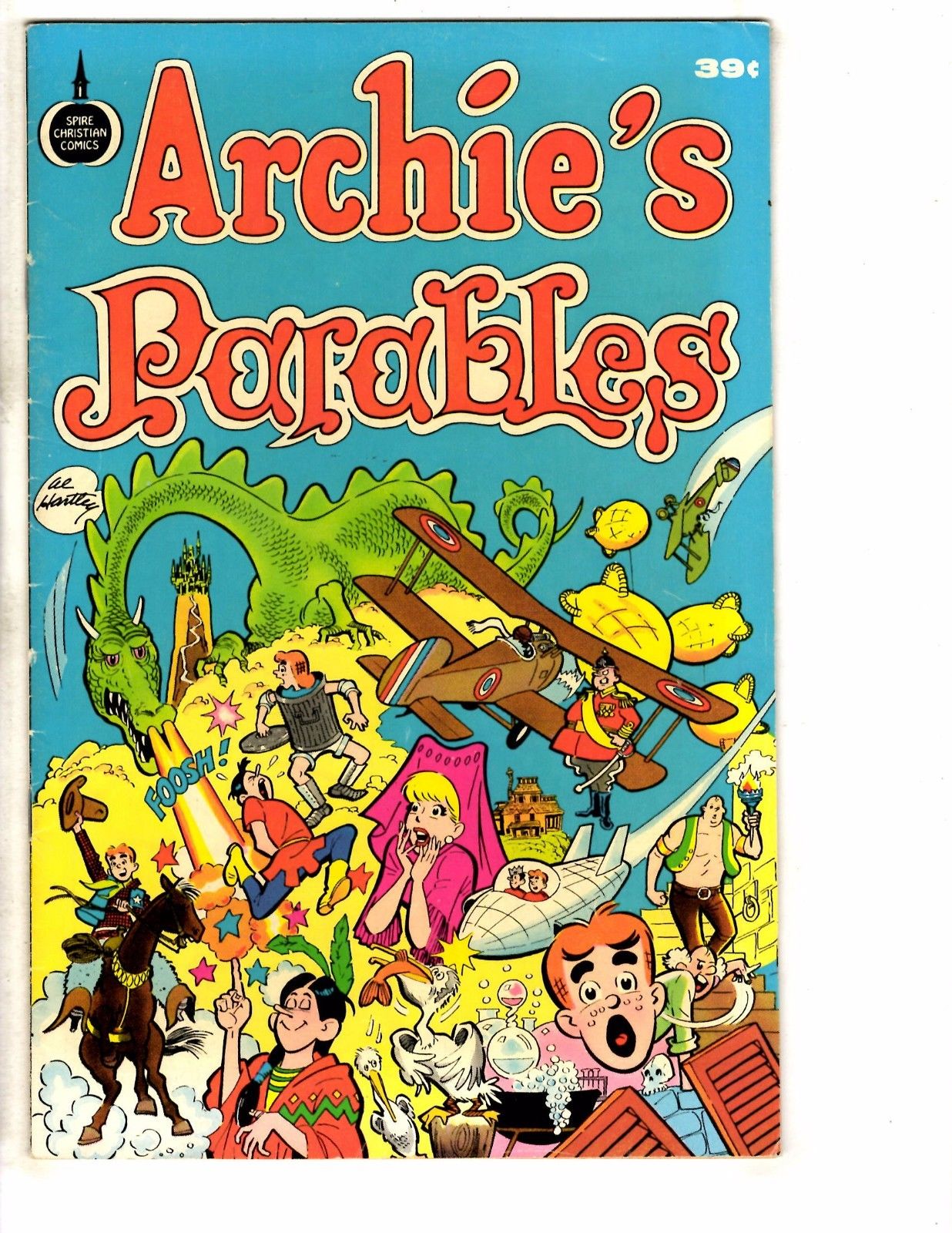 9 Spire Christian Comics Tom Landry Archie Attack Cross Keeper Eve Cash ...