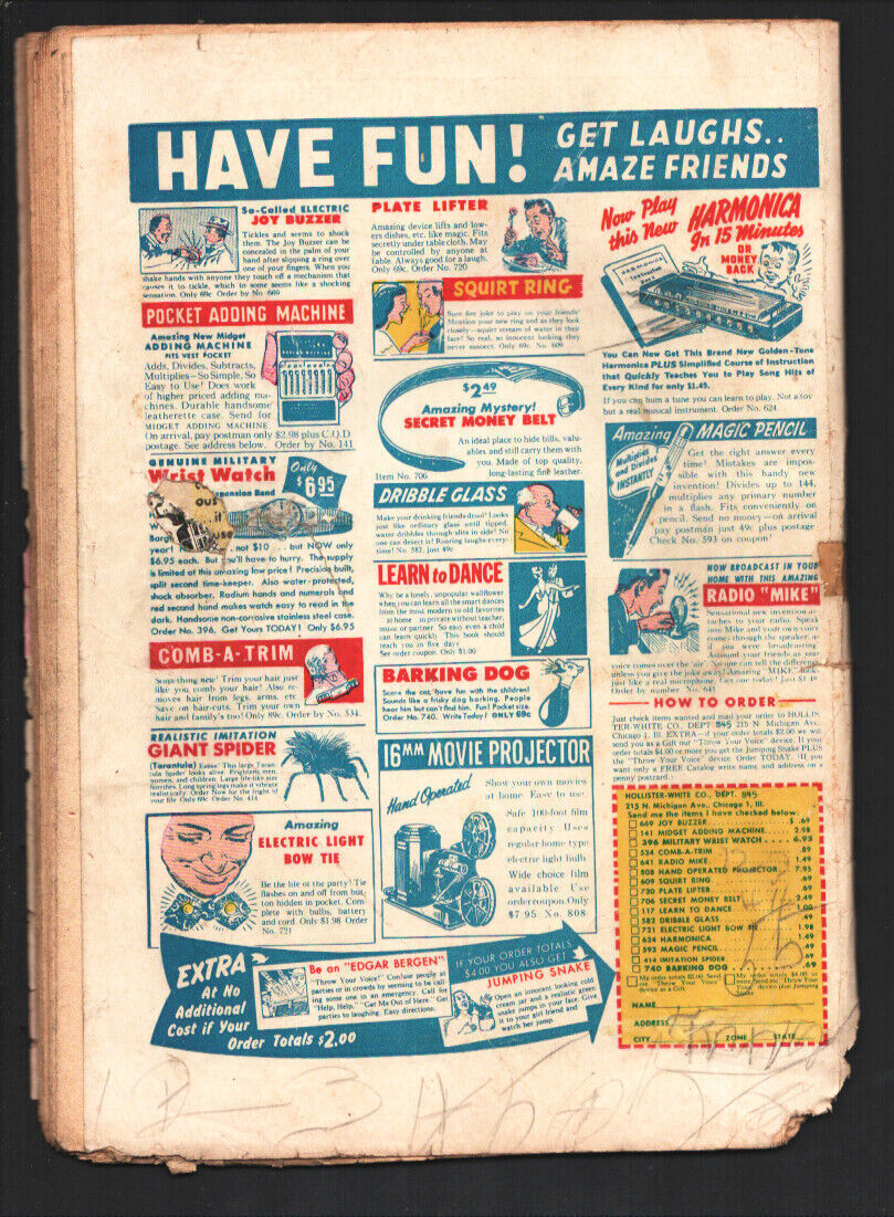 Kilroys #16 1948-ACG-Wacky slapstick teen humor-FR | Comic Books ...