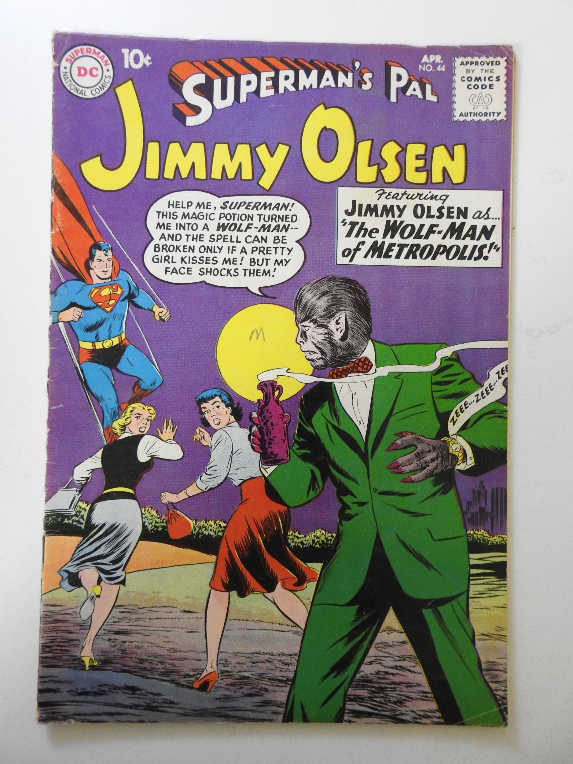 Superman's Pal, Jimmy Olsen #44 (1960) VG/FN Condition! 1/2 in spine ...