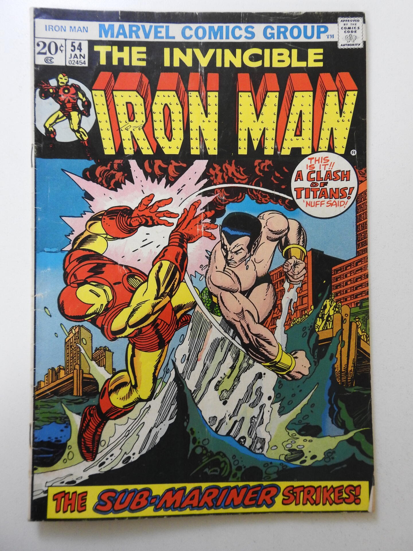 Iron Man #54 (1973) VG- Condition! | Comic Books - Bronze Age, Marvel ...