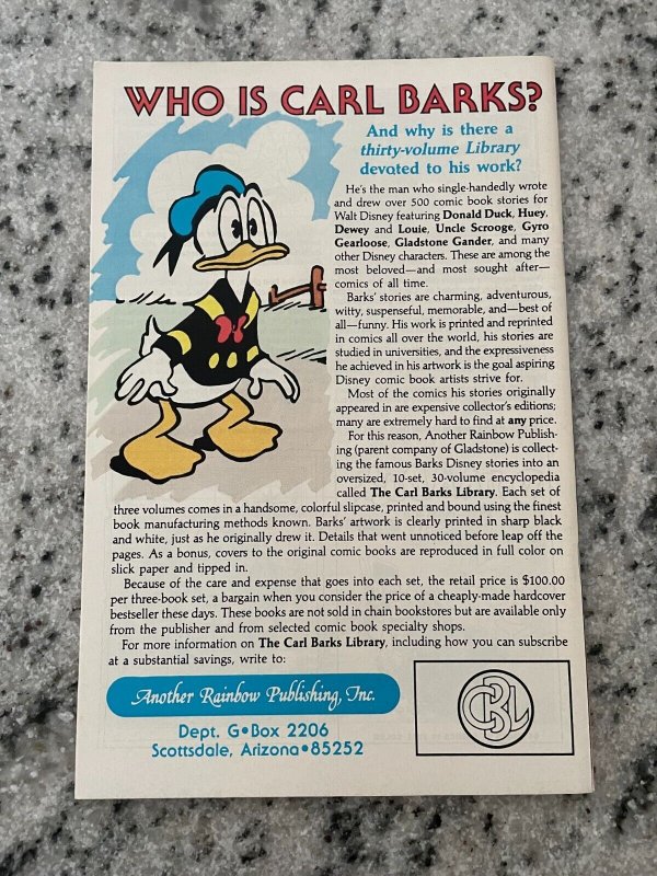 Donald Duck # 250 NM Gladstone Comic Book Walt Disney Pirate Gold ...