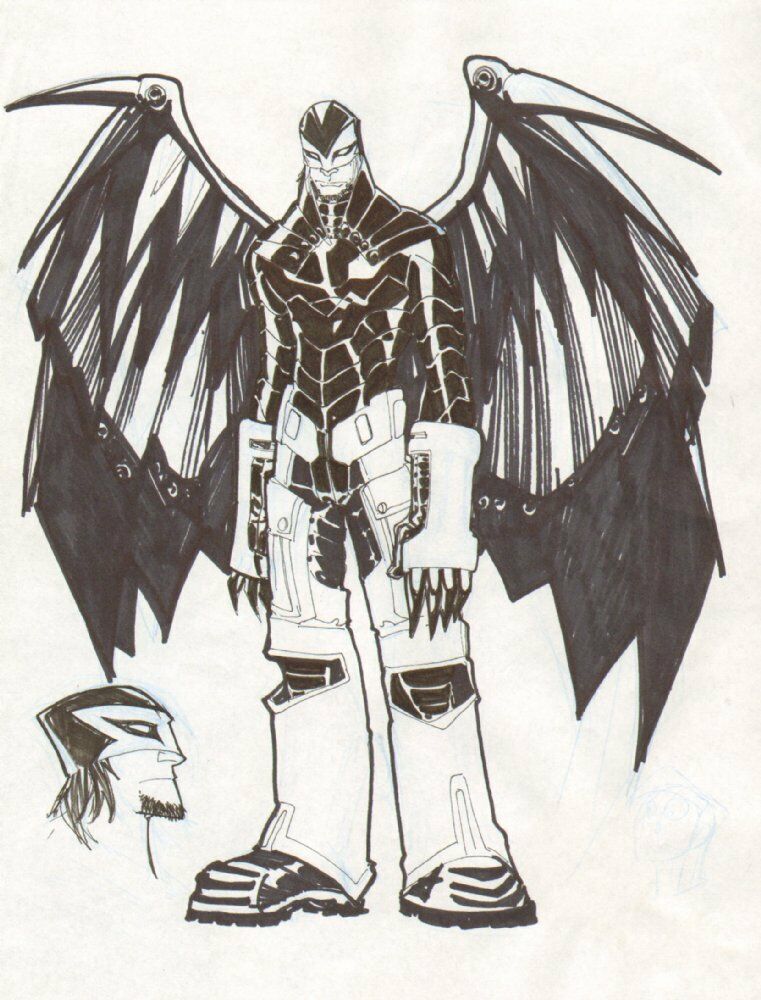 Winged Character Design Piece art by Humberto Ramos | Comic ...