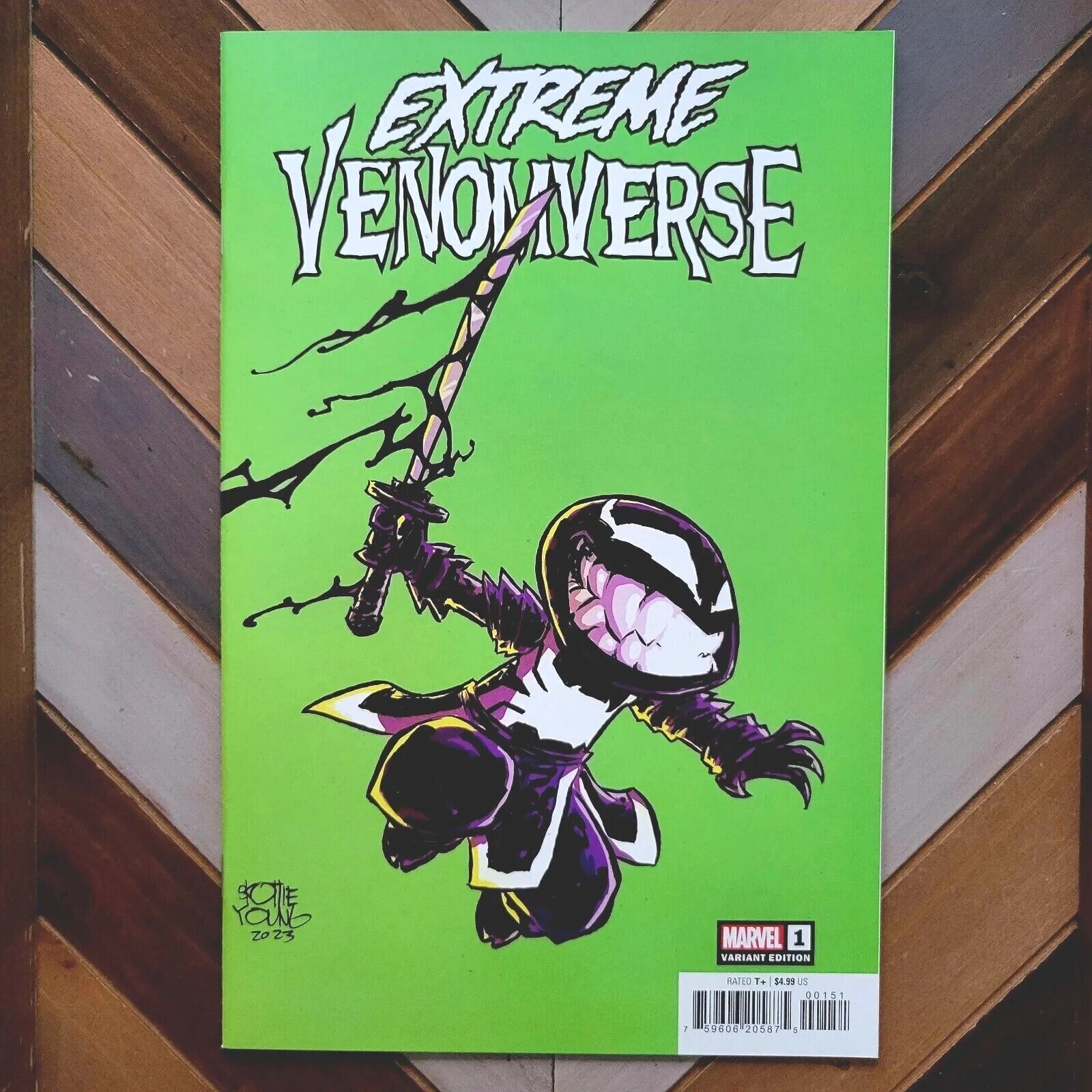 EXTREME VENOMVERSE #1 NM (Marvel 2023) 1st Samurai Venom! Skottie Young ...