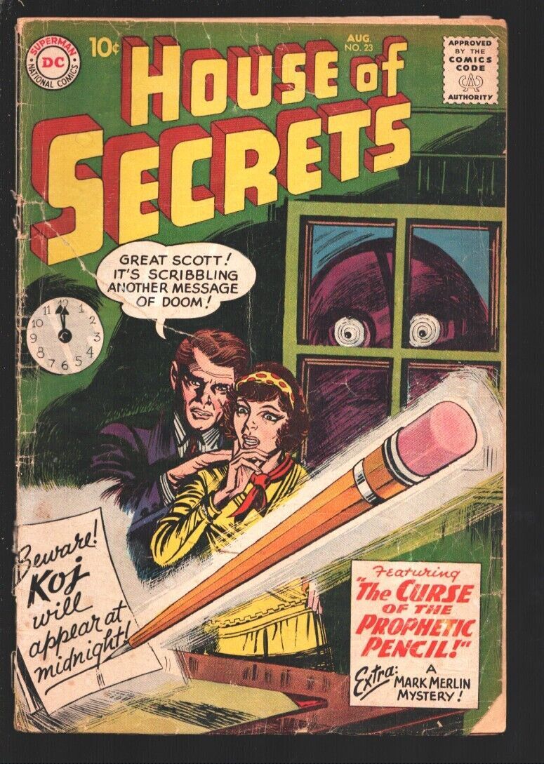 House of Secrets #23 1959-DC-1st appearance of Mark Merlin by Mort ...