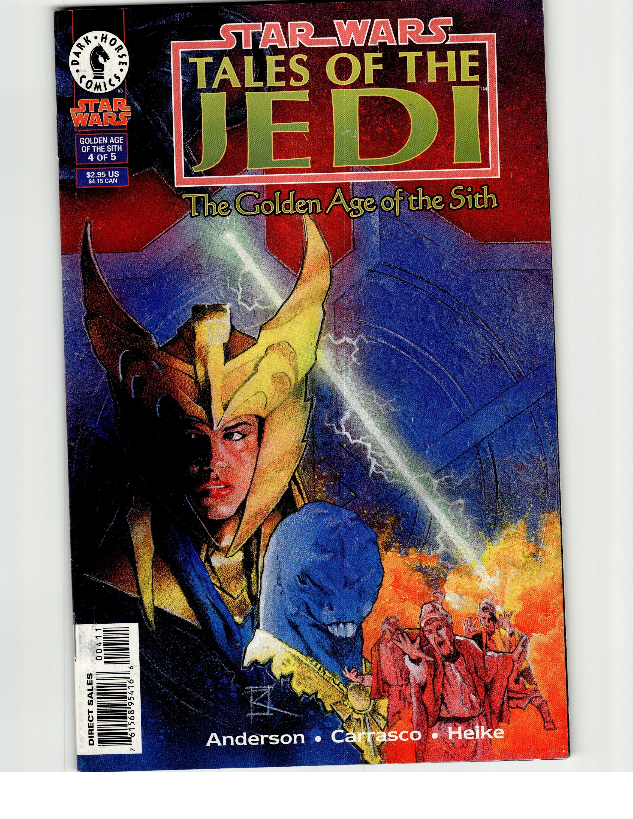 Star Wars: Tales of the Jedi - The Golden Age of the Sith #4 (1997 ...