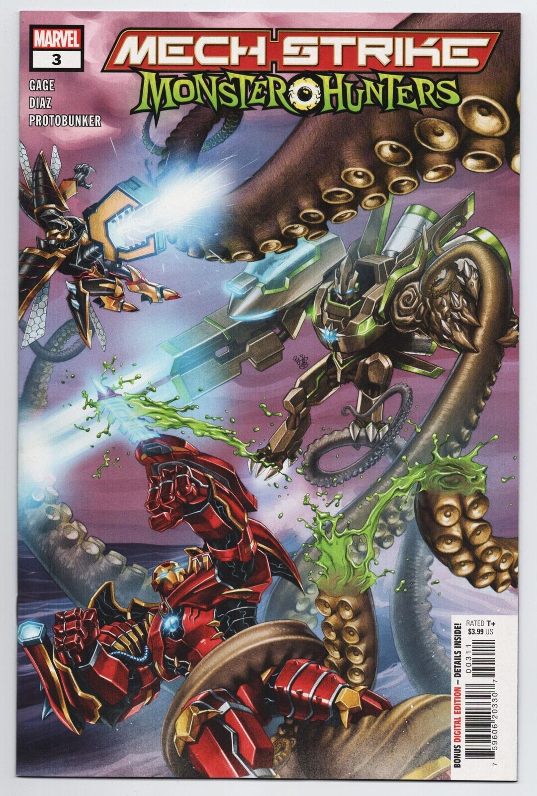 Mech Strike Monster Hunters #3 Main Cvr E.J. Sue (Marvel, 2022) NM ...