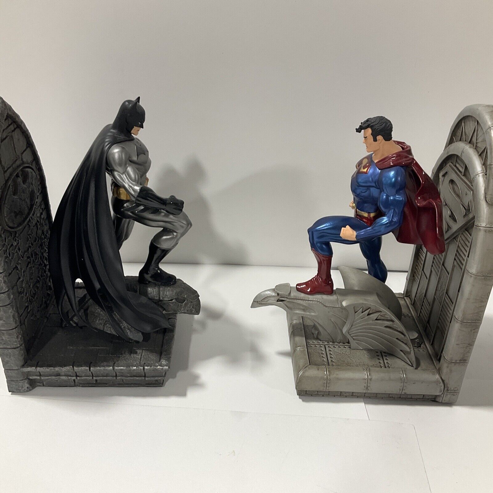 Batman Superman Jim Lee Bookend Statues DC Comics DC Collectables ...