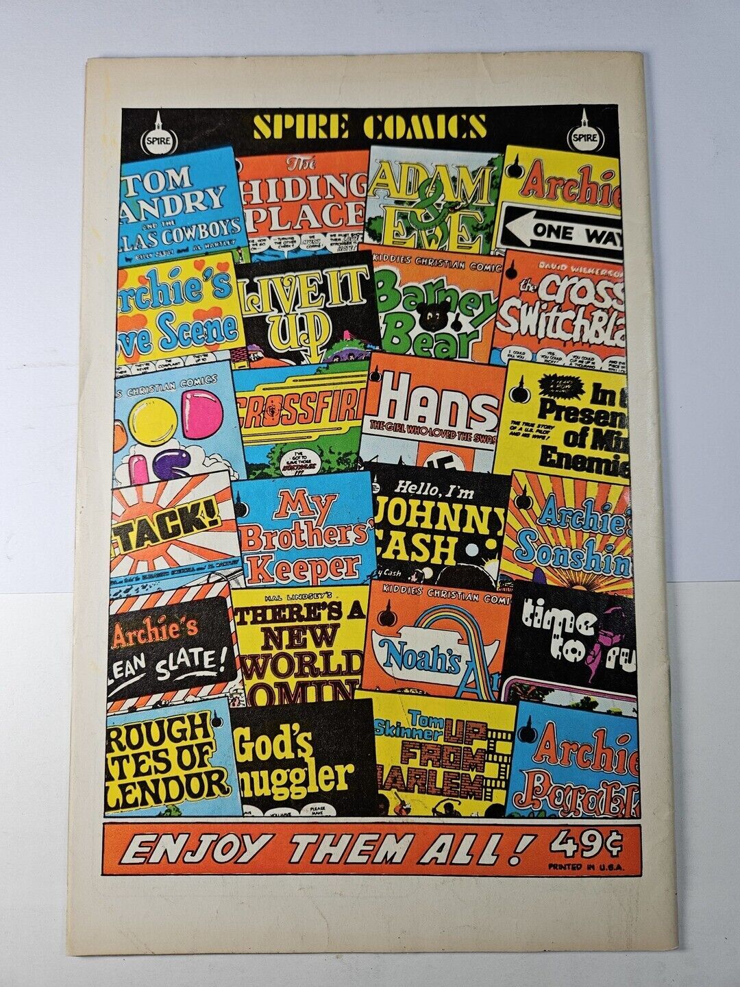 Archie & Mr Weatherbee One Shot FN+ 1980 Barbour Christian Comics C169A ...