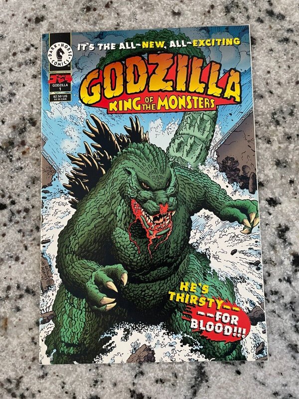 Godzilla # 1 NM Dark Horse Comic Book King Of The Monsters 1st Print ...