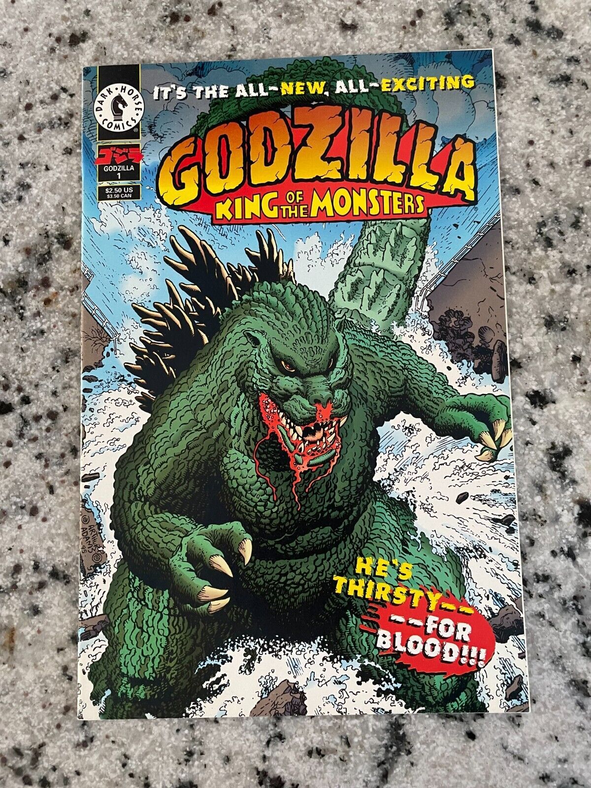Godzilla # 1 NM Dark Horse Comic Book King Of The Monsters 1st Print ...