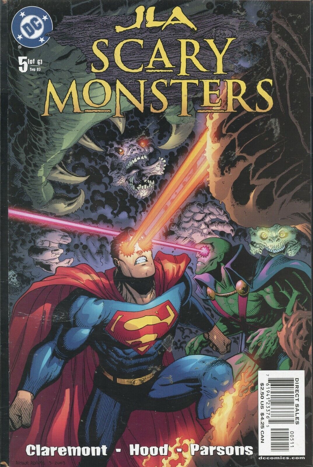 DC JLA Scary Monsters #1-6 Complete SET Chris Claremont Josh Hood ...