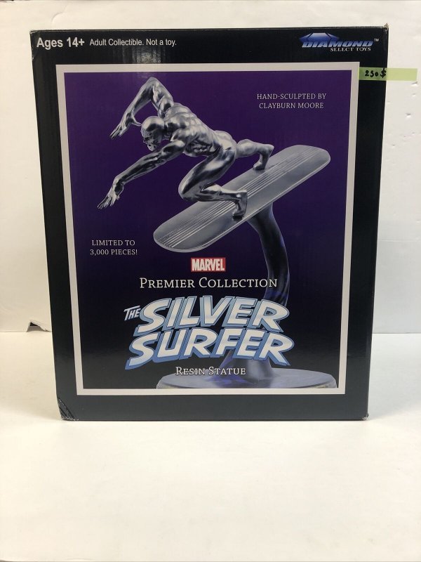Marvel Premier Collection Silver Surfer Statue(2020) (223/3000) Broken ...