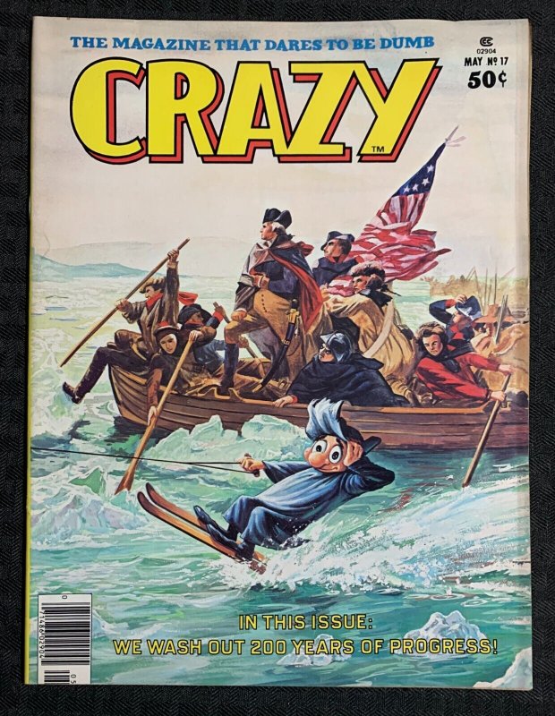 1976 CRAZY Marvel Parody Magazine #17 VG+ 4.5 Bob Larkin George ...