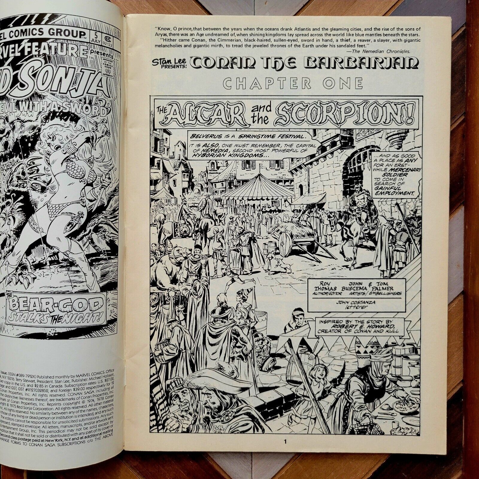 CONAN SAGA #83 & 84 (Marvel 1994) "Shadow Of The Scorpion" Kaluta Art ...