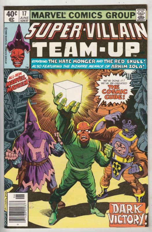 Super-Villain Team-Up #17 (Jun-79) NM- High-Grade Hate Monger, Red ...