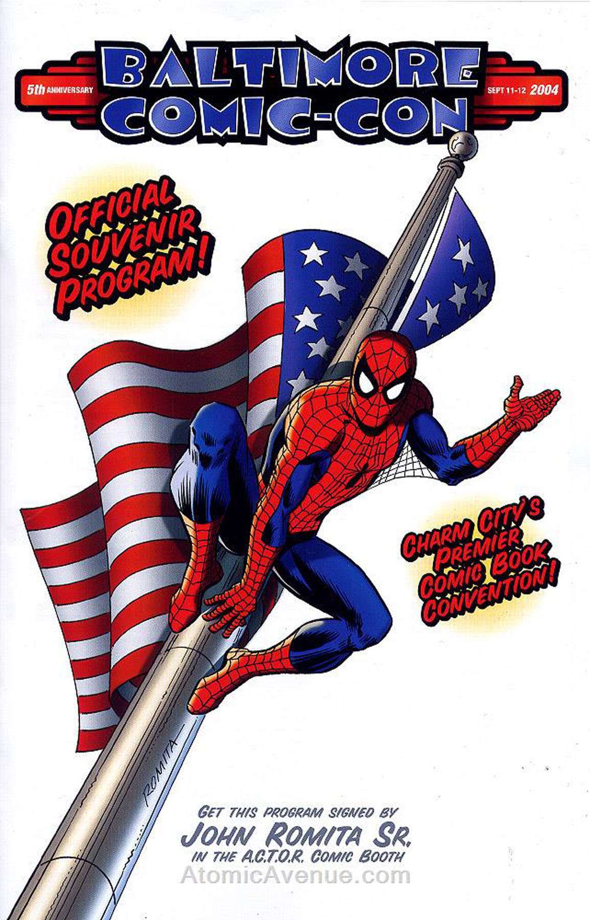 Baltimore Comic-Con Program #2004 FN ; Baltimore Comic-Con | Spider-Man ...