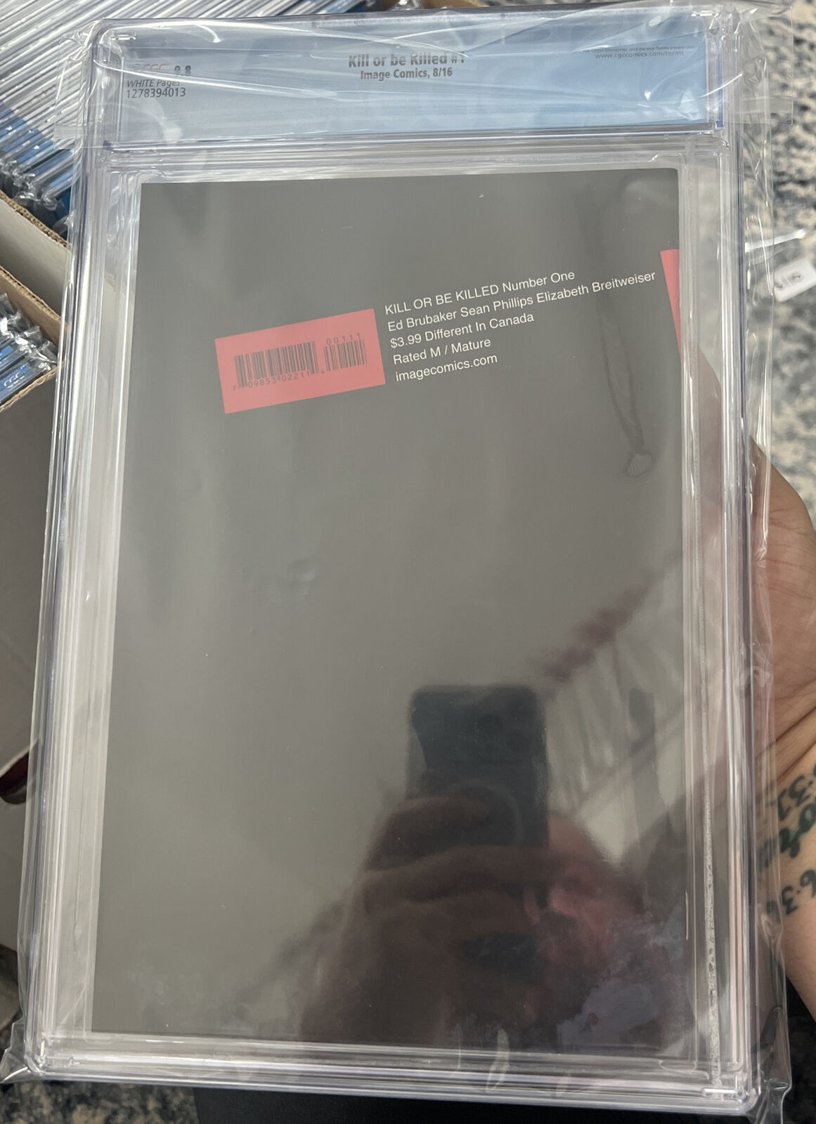 Kill or Be Killed #1 CGC 9.8 (Image 2016). Brubaker / Phillips. 1st ...