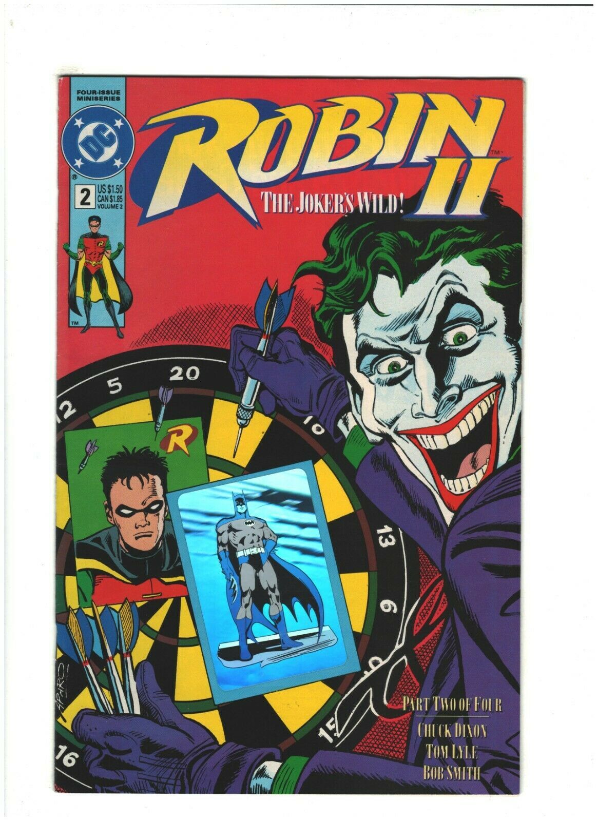 Robin II The Joker's Wild #2 VF 8.0 DC Comics 1991 Hologram Cover ...