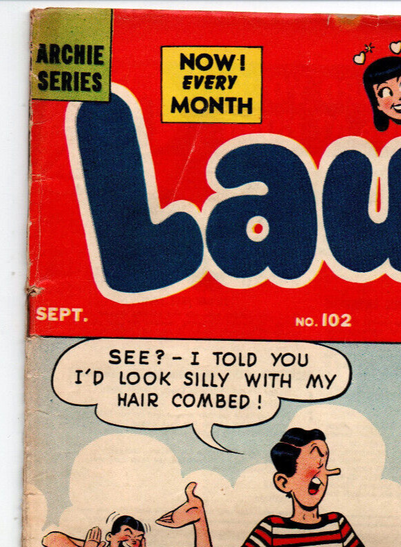 Laugh #102 - Archie - Betty & Veronica - Katy Keene Jungle Girl - 1959 ...
