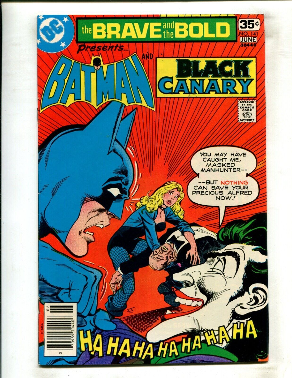 The Brave and the Bold #141 (8.0) Batman and Black Canary!! 1978 ...