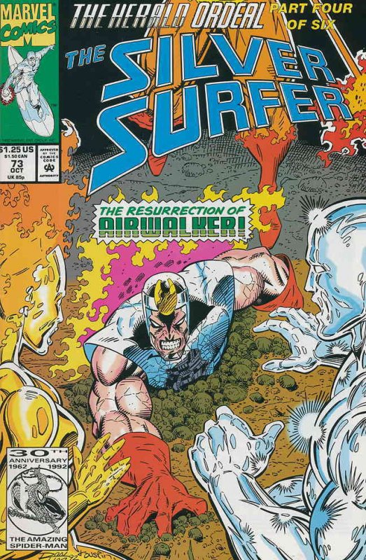 Silver Surfer, The (Vol. 3) #73 FN ; Marvel | Ron Marz Ron Lim | Comic ...