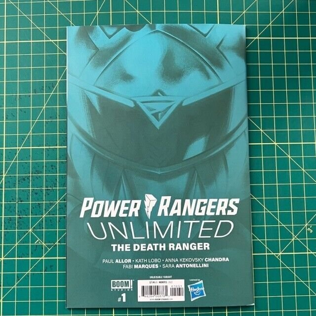 Power Rangers Unlimited Death Ranger #1 (2022) Unlockable Variant Boom ...
