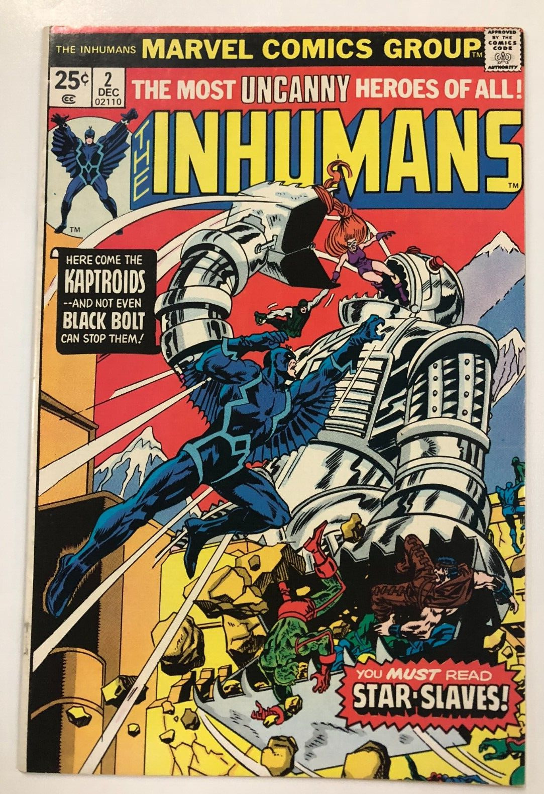 INHUMANS 2 (Dec 1975) Doug Moench, George Perez, Fred Kida, Rich ...