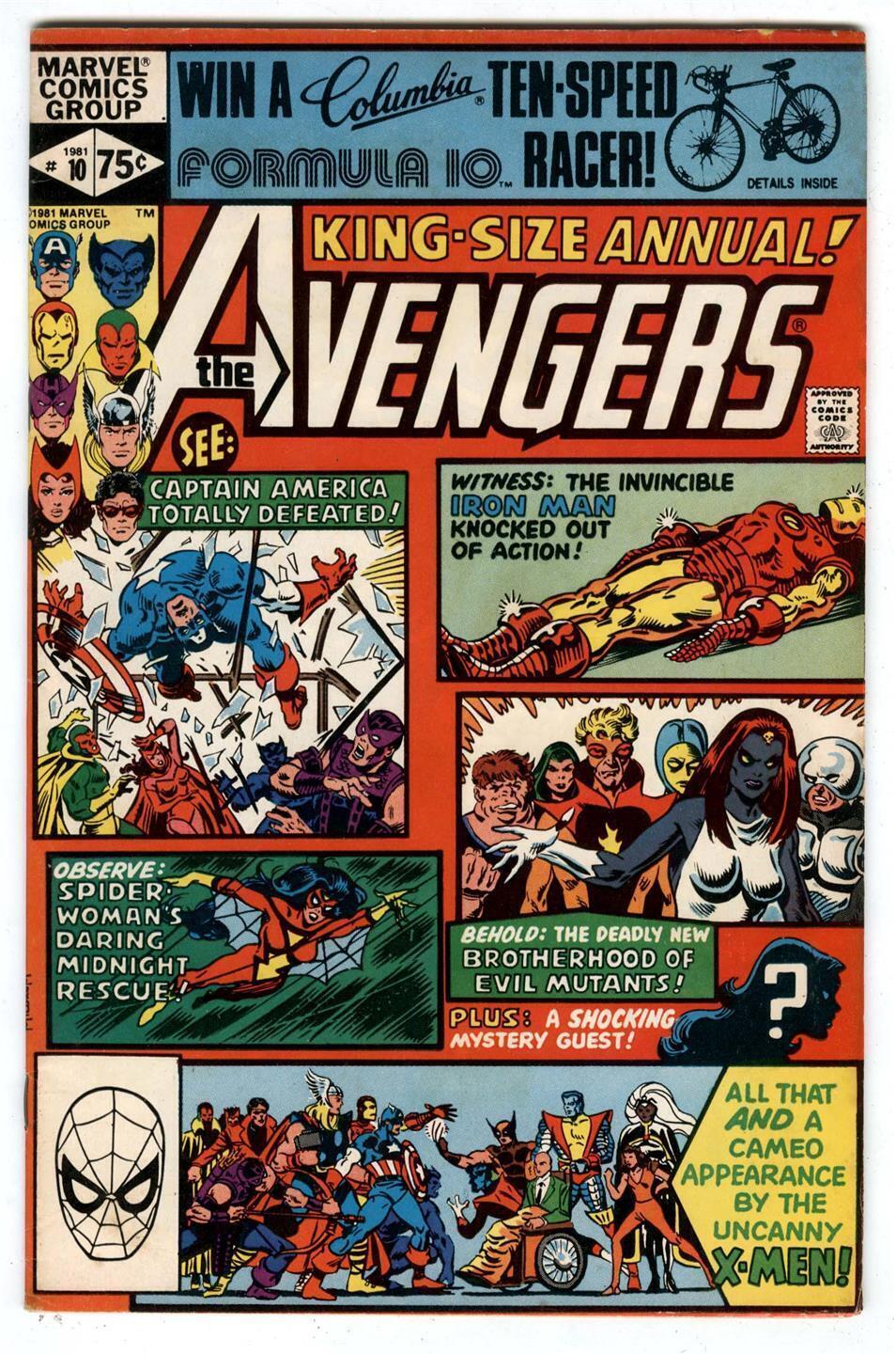 Avengers Annual #10 1981 1st Appearance ROGUE & Madelyn Pryor X-MEN ...