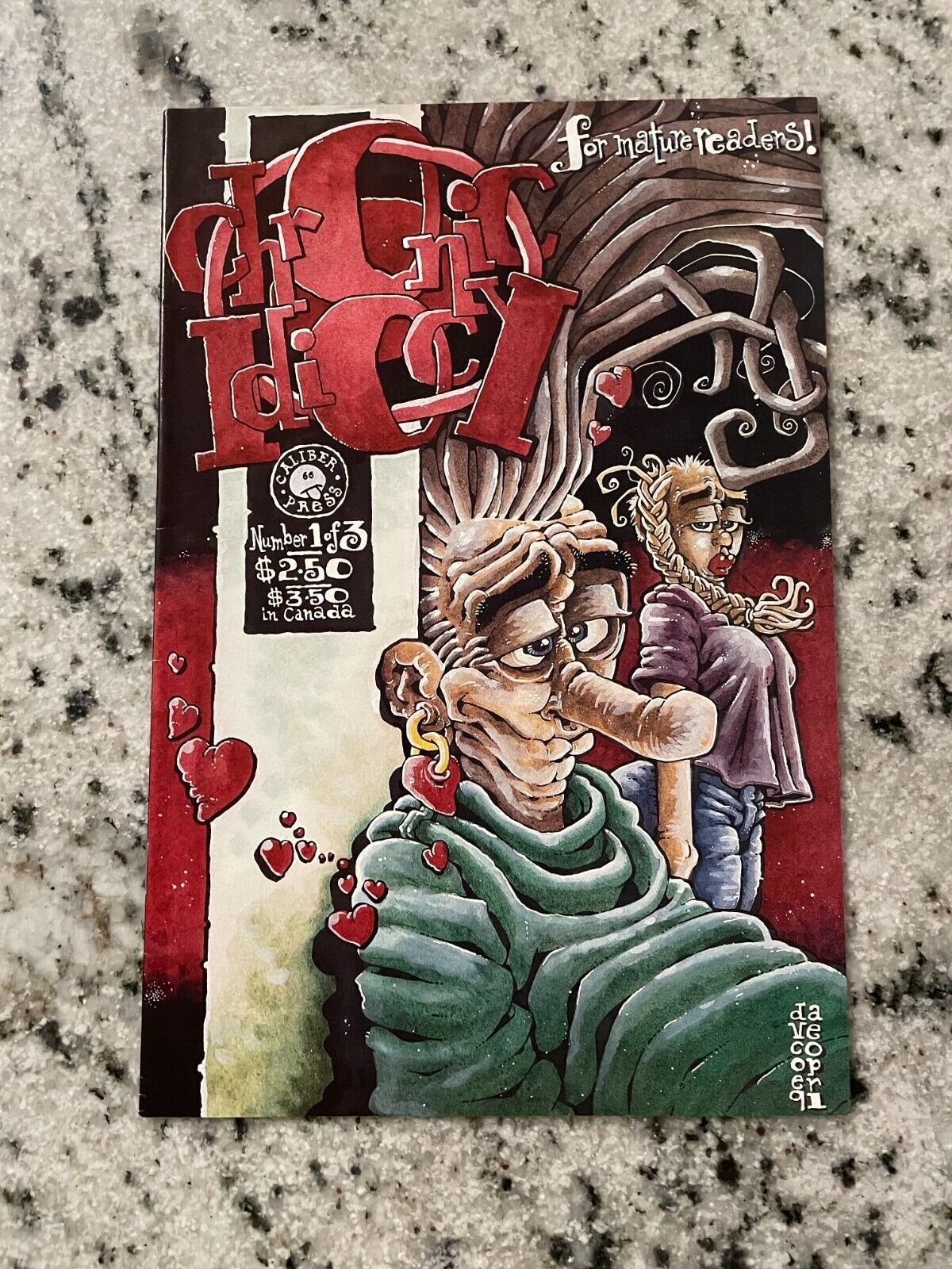 Chronic Idiocy # 1 NM Caliber Press Comic Book Dave Cooper 1991 Cover ...